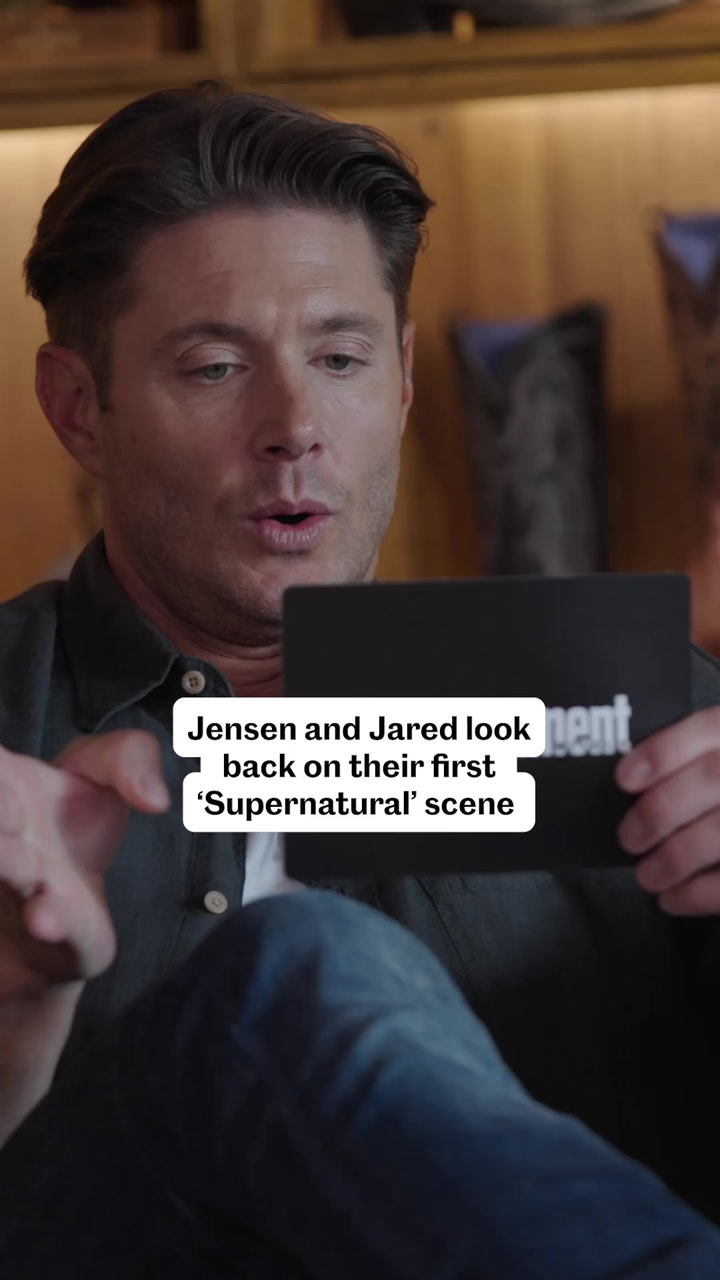 Jensen and Jared Look Back at Their First 'Supernatural' Scene