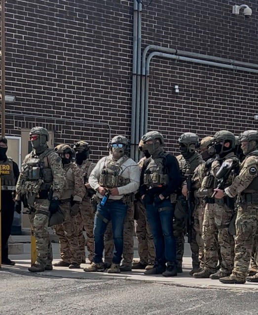 Evanston mayor tear-gassed at Broadview ICE Protest, draws criticism ...