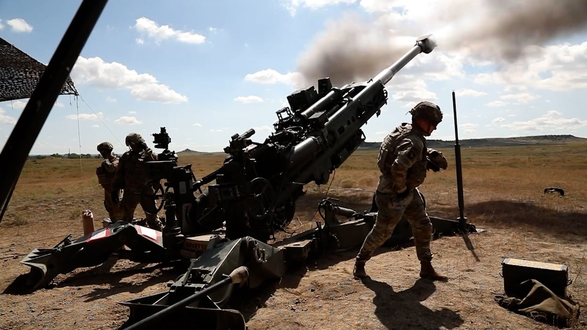 US Infantry Artillery Execution Training