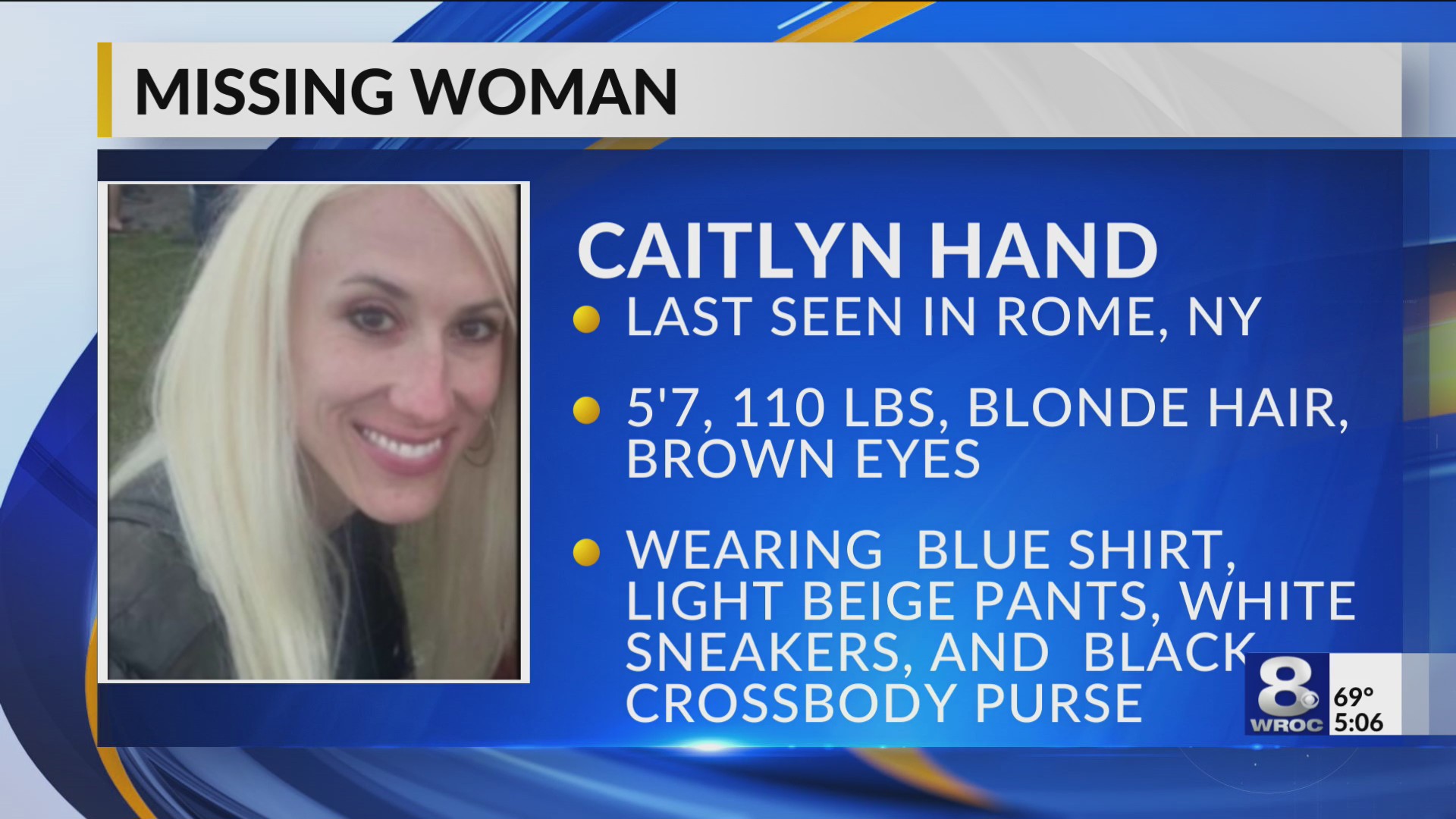 Missing woman: Have you seen Caitlyn Hand?