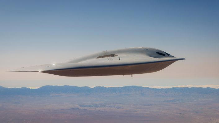 Operational and developmental test pilots fly together on B-21 Raider