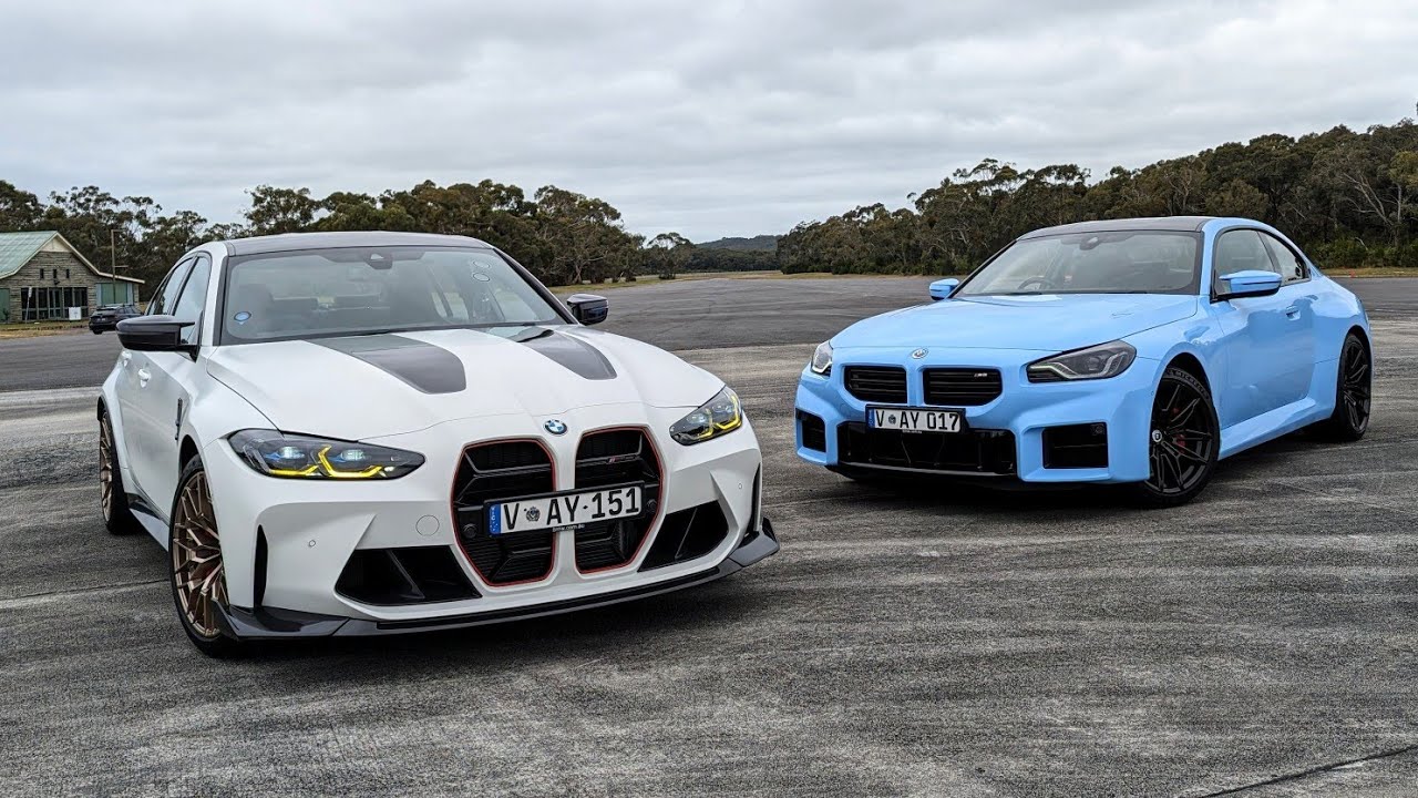 BMW M2 vs BMW M3 CS Comparison Review 4K