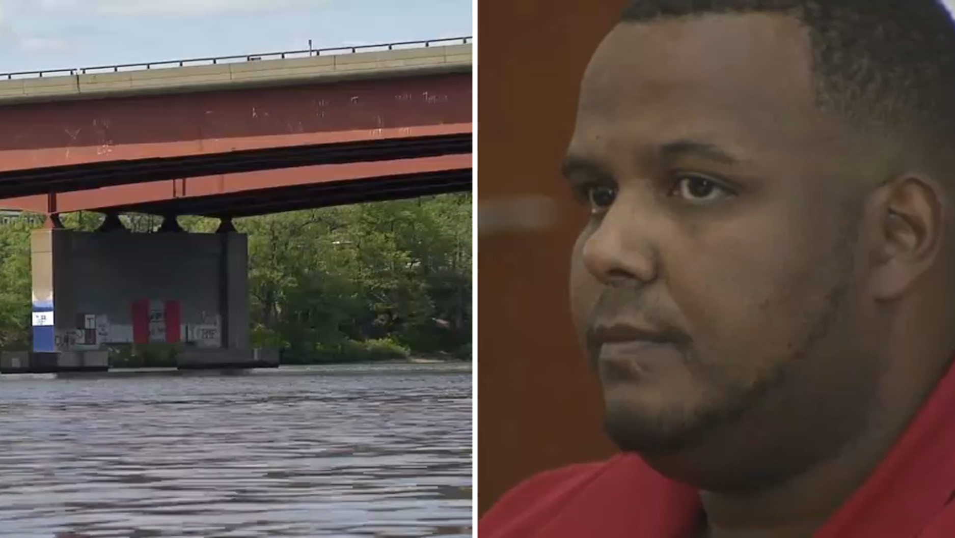 Man convicted of kidnapping girl, throwing her off bridge into Mass. lake