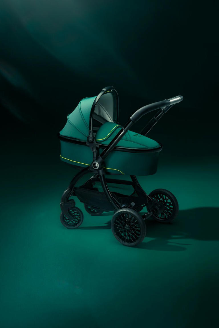 Aston’s $3,000 Baby Stroller Has Wheels Inspired By A $1 Million Supercar