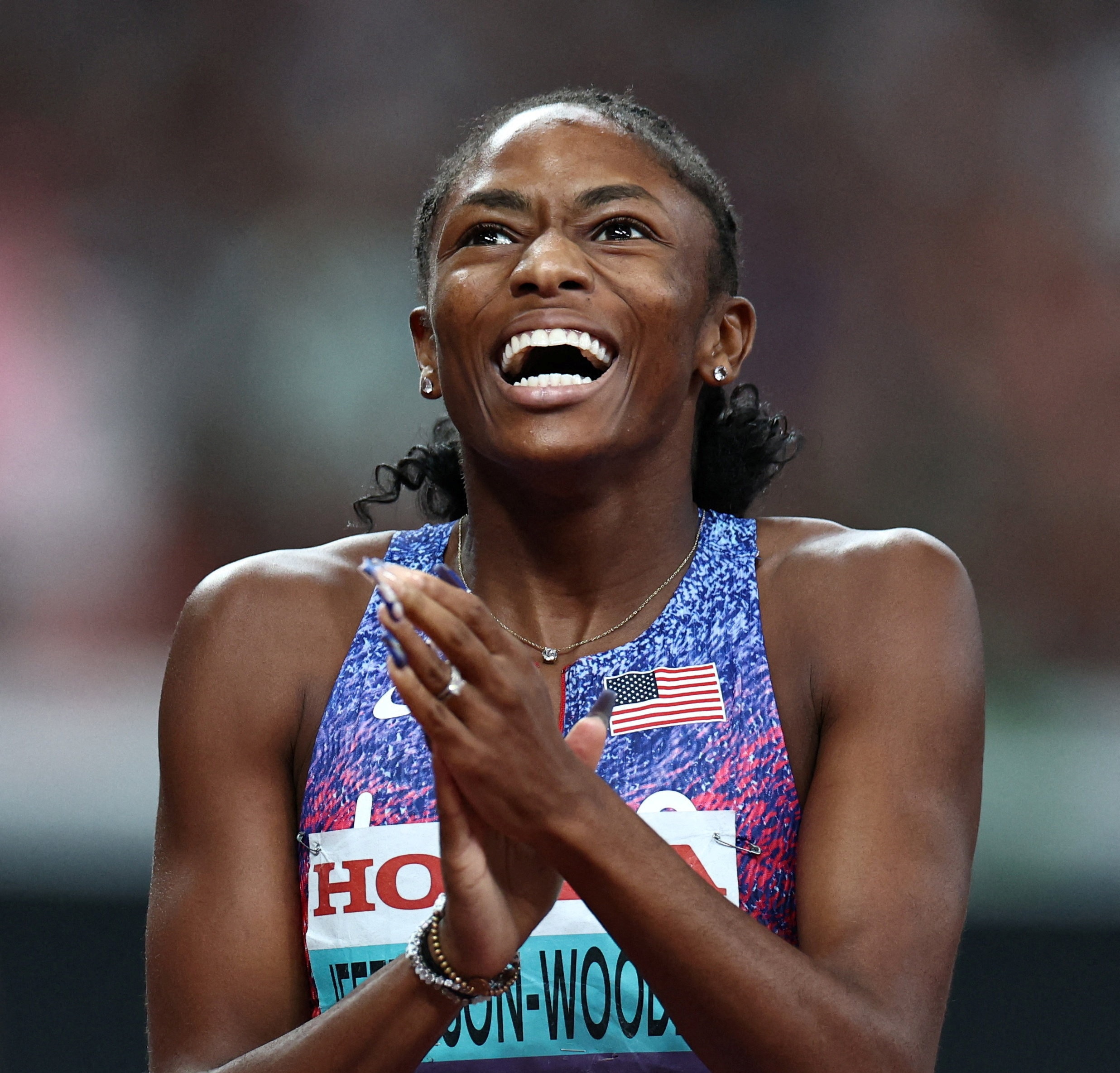 World Athletics: Lyles emulates Bolt with 4th 200m gold, historic ...