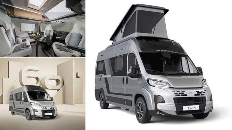 Série spéciale Anniversaire pour Adria, qui fête ses 60 ans : les fourgons Twin 60 Years