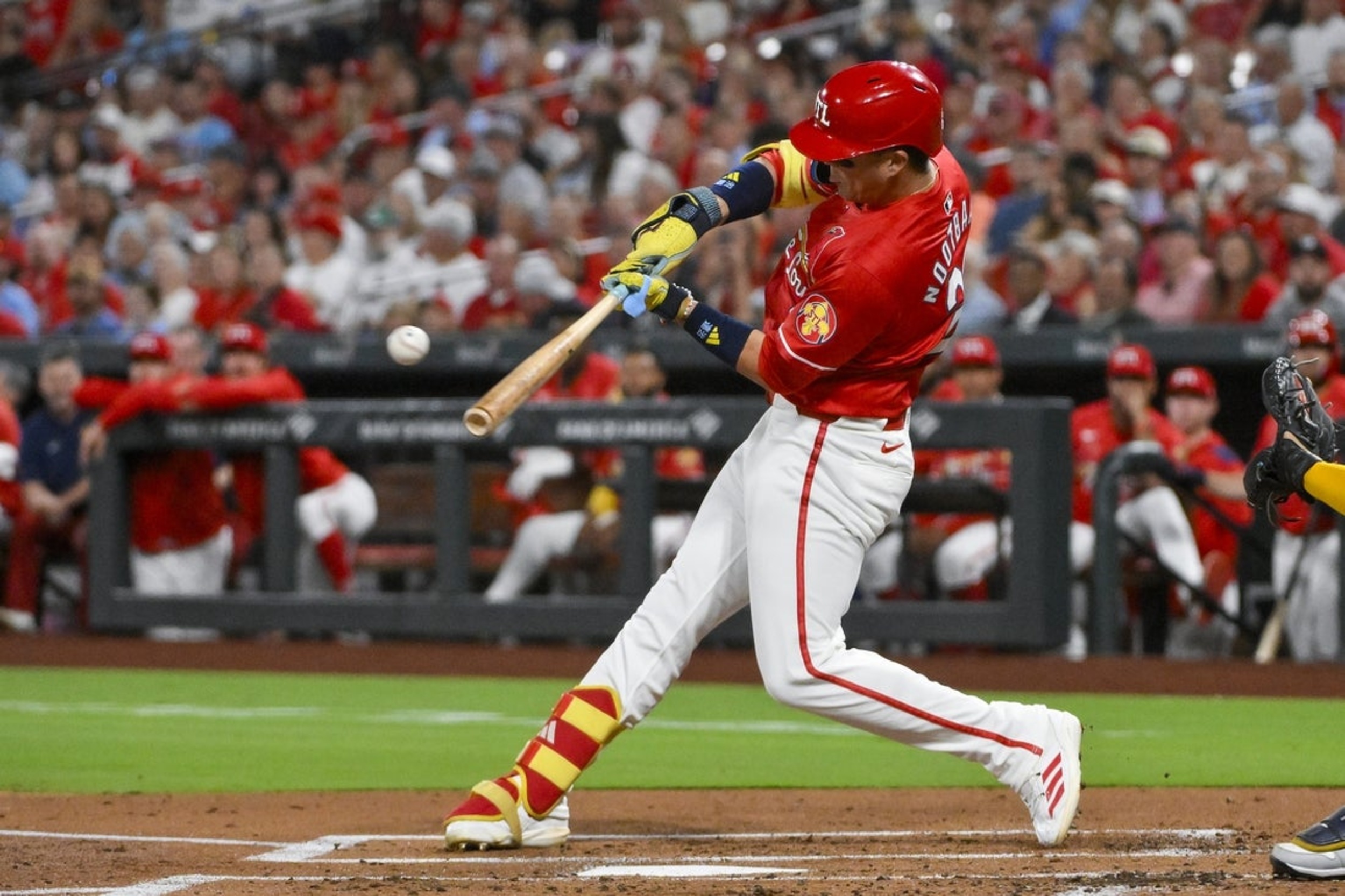 Nolan Arenado's 3-run double leads Cardinals to rout of Brewers