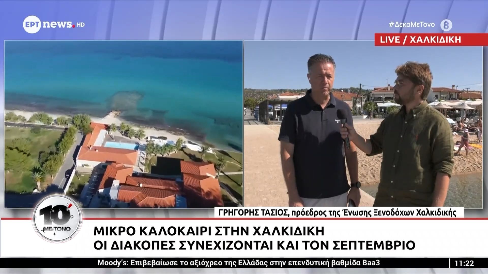 Μικρό καλοκαίρι στη Χαλκιδική: Οι διακοπές συνεχίζονται και τον Σεπτέμβριο