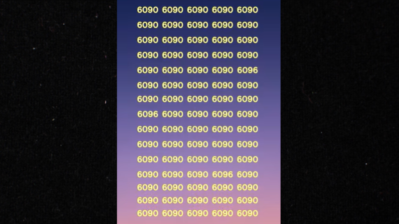 Optical Illusion: Among All The 6090s, Spot The Odd Combination!