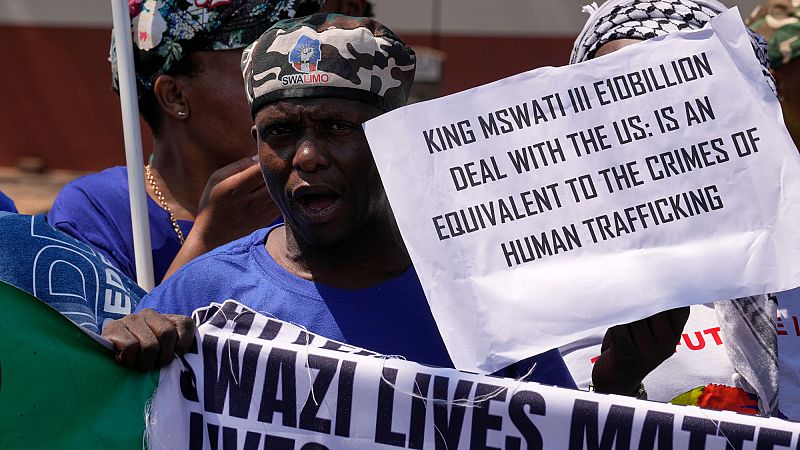 Eswatini protesters rally at US Embassy over deportation deal
