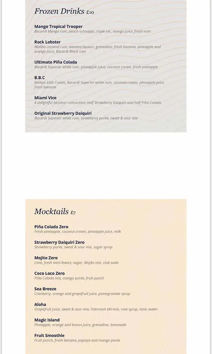 Everything you need to know about MSC Drink Packages Menus with Prices
