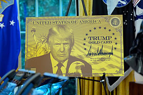 Trump signs order creating $1 million US ‘gold card’ visa, pitches $5 ...