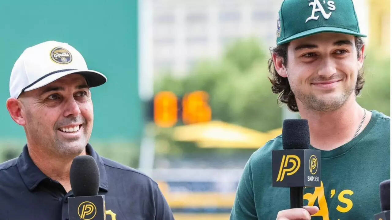 Jack Wilson relives father-son moment, throwing first pitch to Jacob at ...