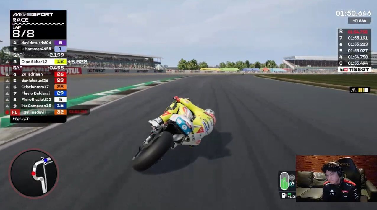 Dipo Akbar Finis Podium di MotoGP eSport World Championship 2025