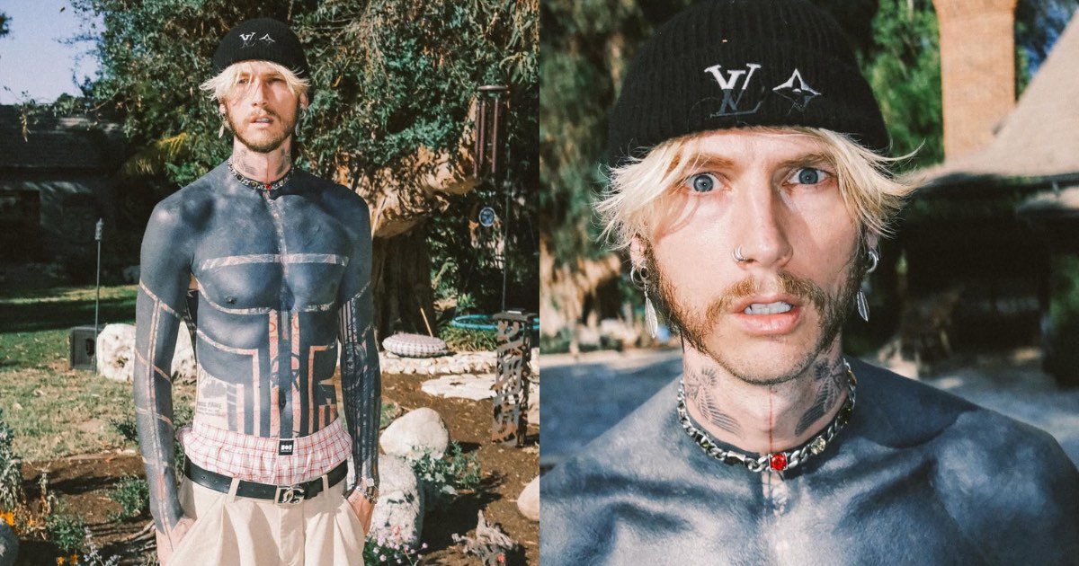 Machine Gun Kelly shares why he got a massive blackout tattoo