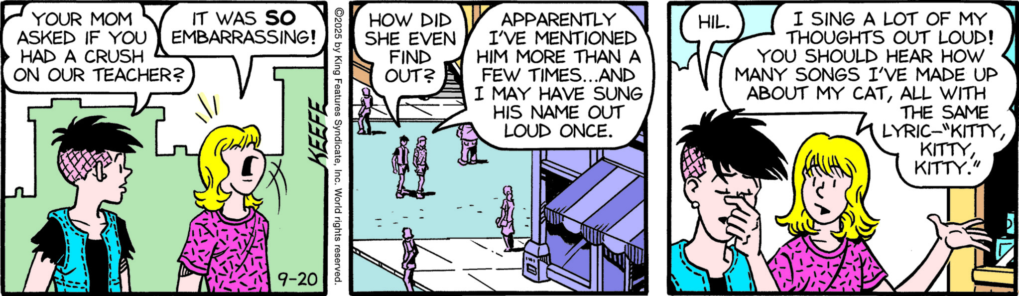 Sally Forth by Francesco Marciuliano; drawn by Jim Keefe