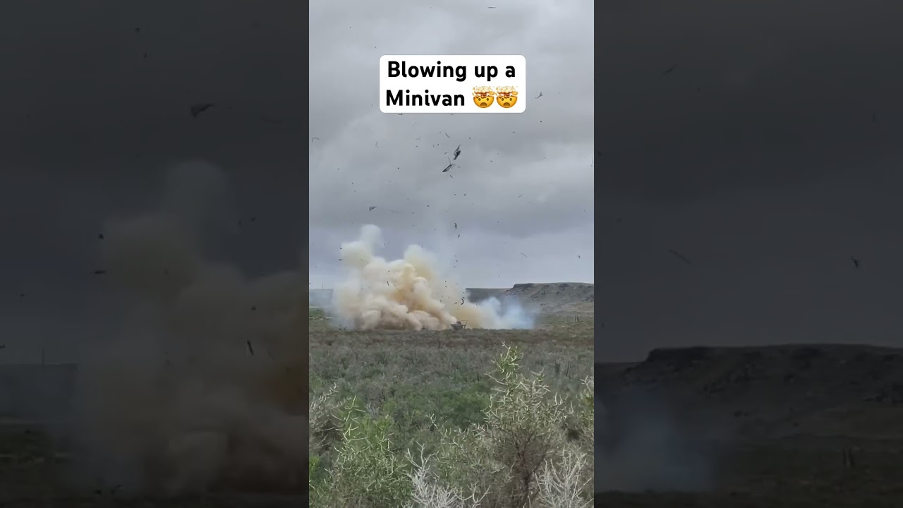 Exploding a Van Until It Vanishes Before Your Eyes