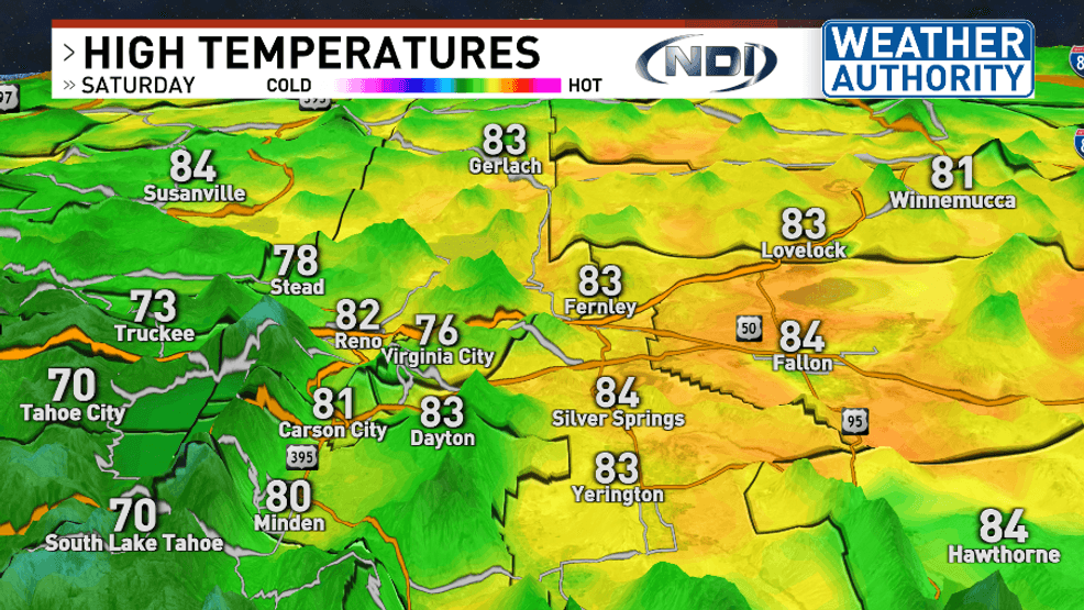 Beautiful weather for Reno-Sparks to close out Summer