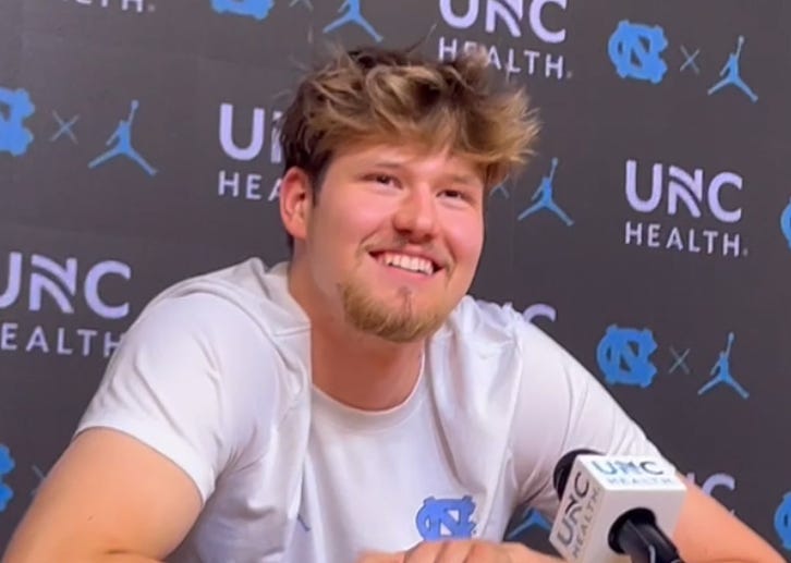 UNC star guard excited about the progress of the post players, next season
