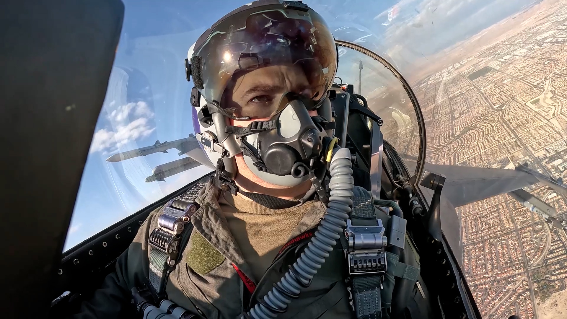 US Airforce Fly Over Las Vegas