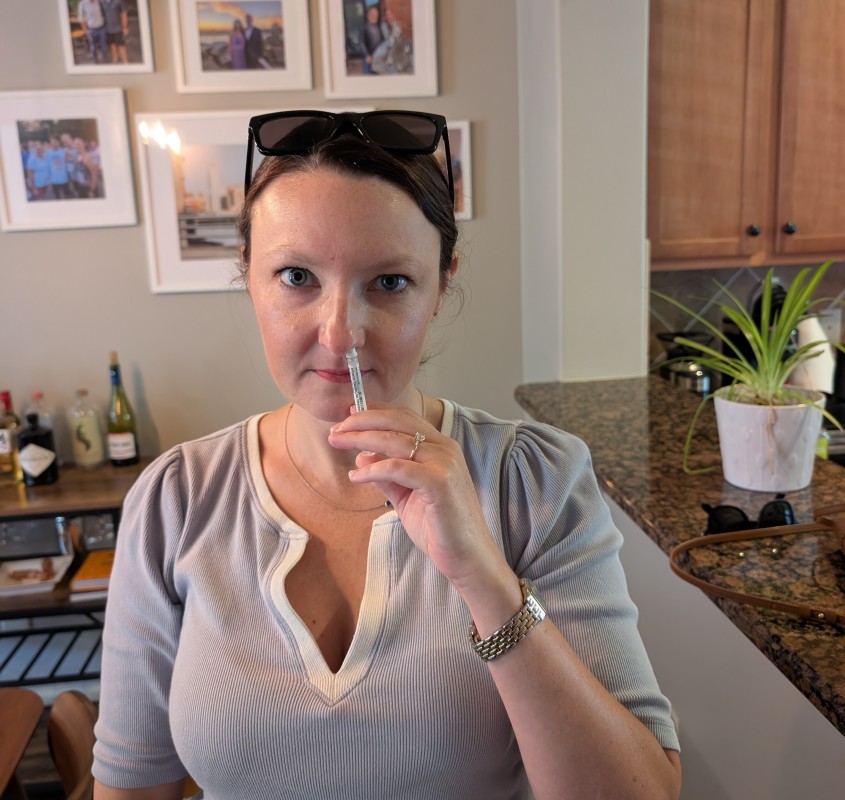 What It's Like To Try The First At-Home, Needle-Free Flu Vaccine