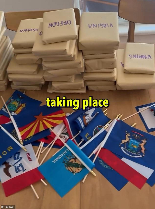 My backyard is covered in state flags and holds a big secret - I'm ...