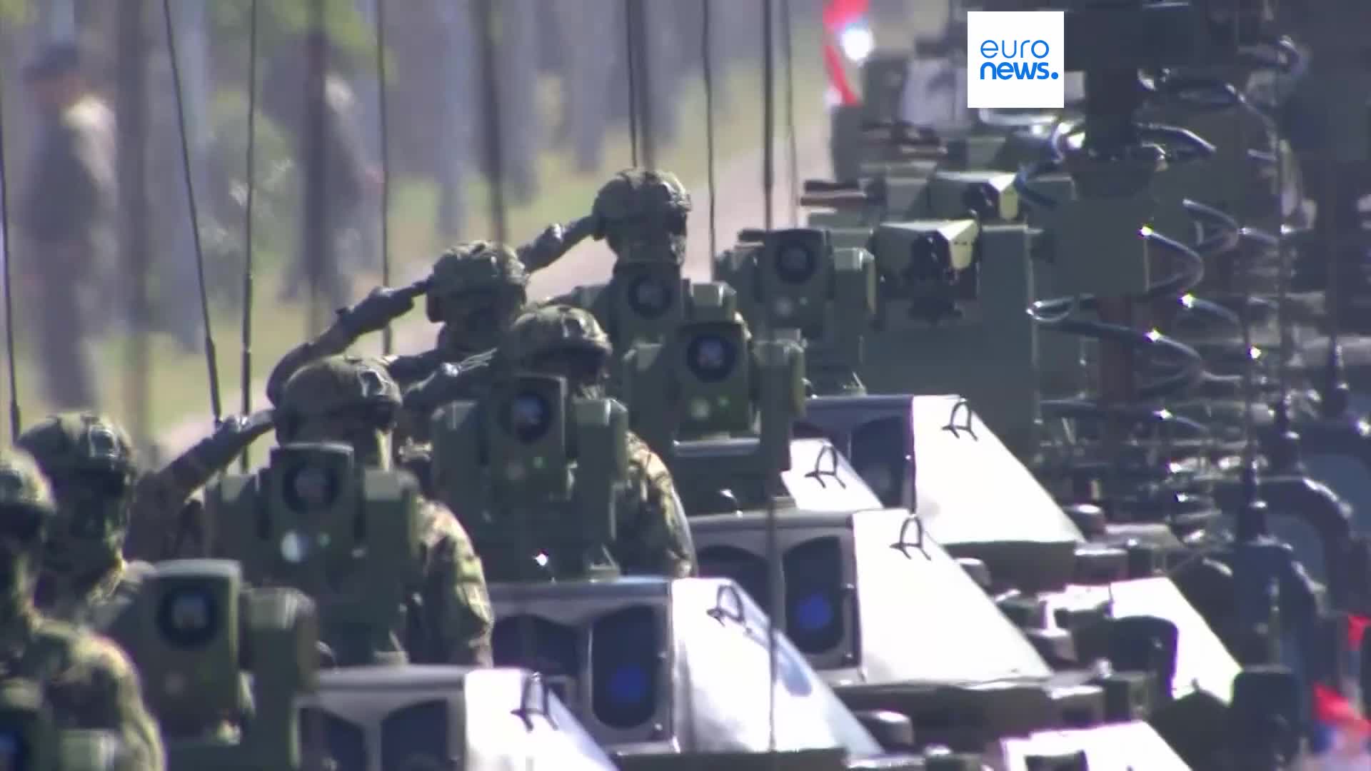 Serbia stages massive military parade, described as 'country's biggest ...