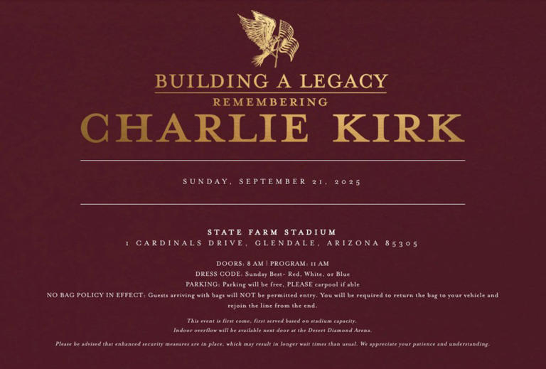 Inside look at the plans for Charlie Kirk’s funeral — including Super ...