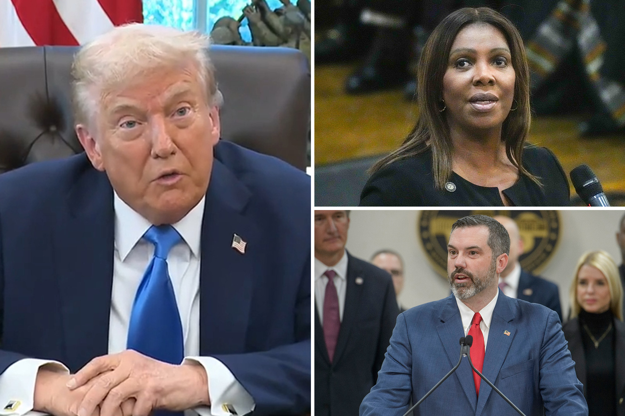 Trump says he axed US attorney investigating NY AG Tish James: ‘He didn ...