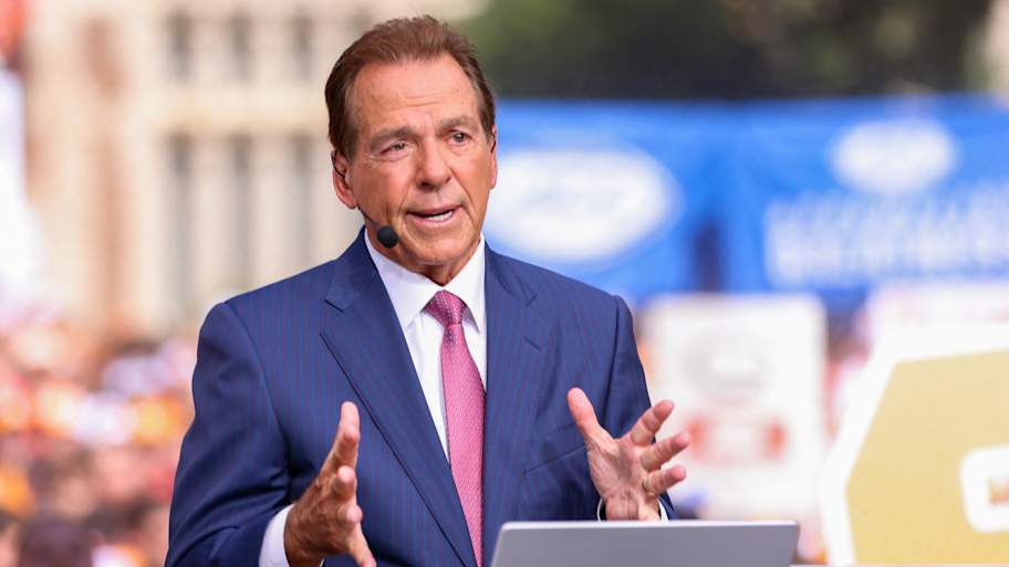 Nick Saban taunts Pat McAfee on College GameDay with a classic WWE ...
