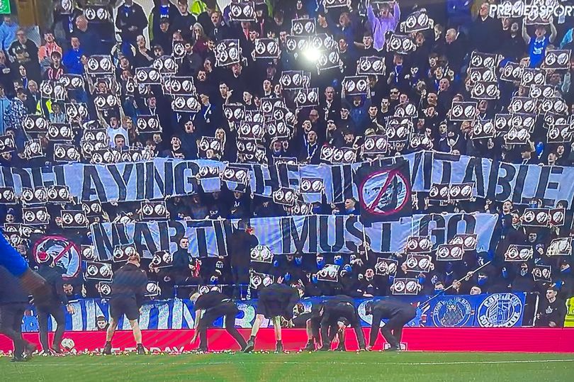 Union Bears halt Rangers vs Hibs clash as ultras throw bouncy balls ...