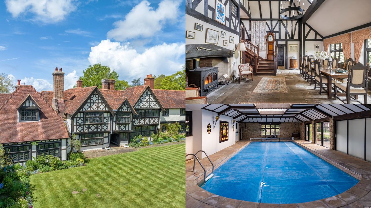Inside grade I-listed Surrey manor once owned by William the Conqueror ...