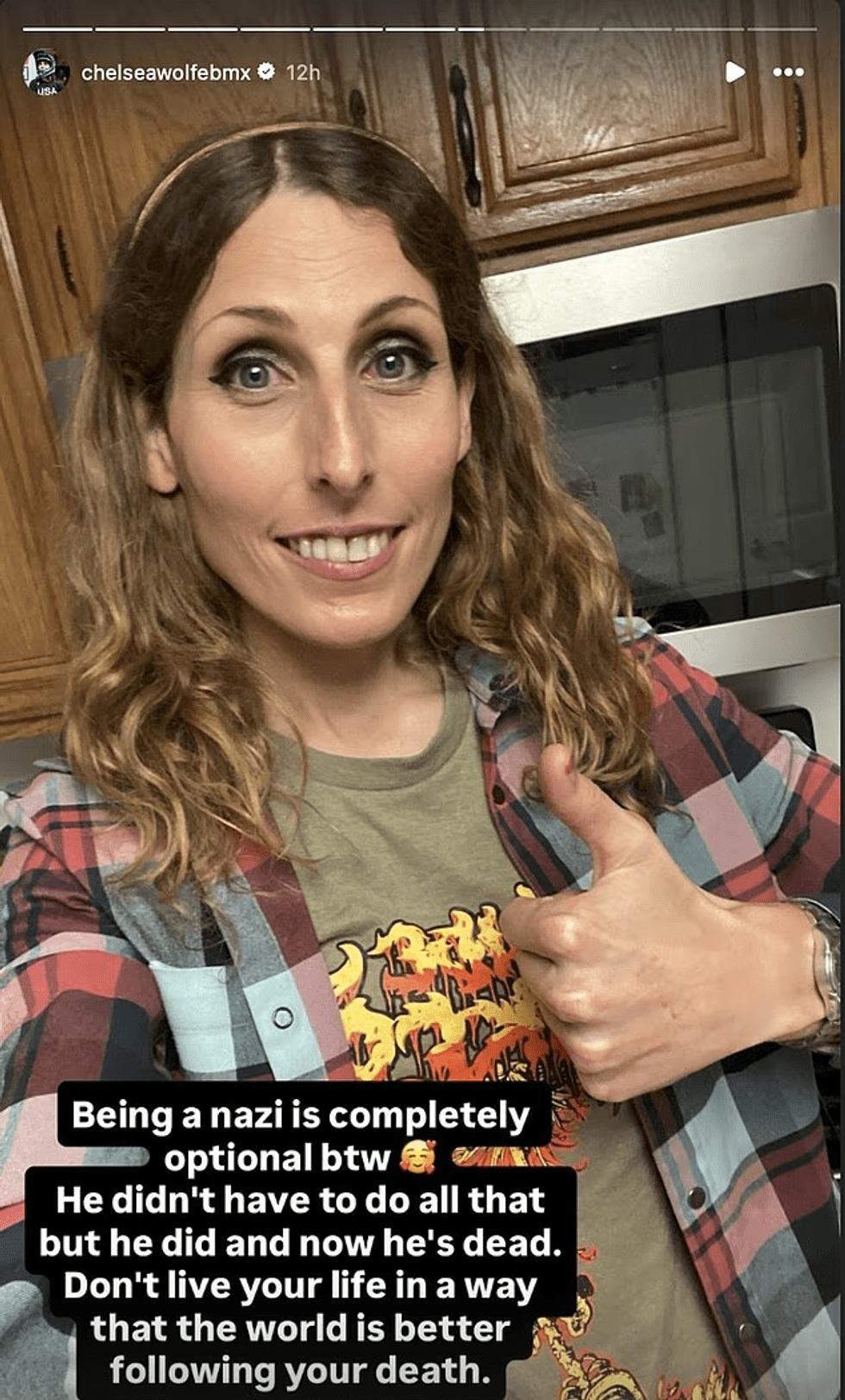 Trans cyclist who celebrated Charlie Kirk's death called 'grotesque' as ...