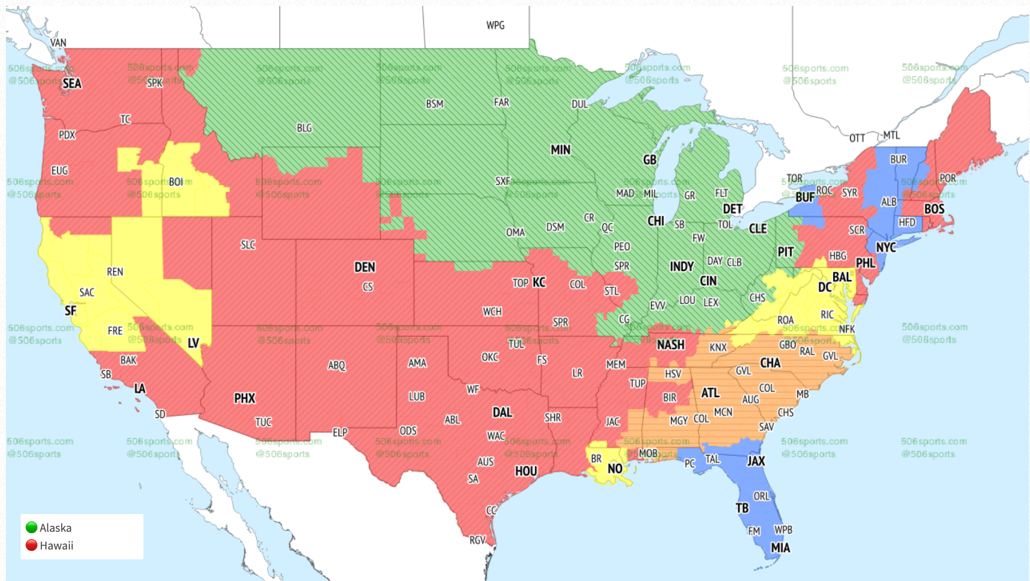 NFL Week 3 television maps: Washington Commanders vs. Las Vegas Raiders