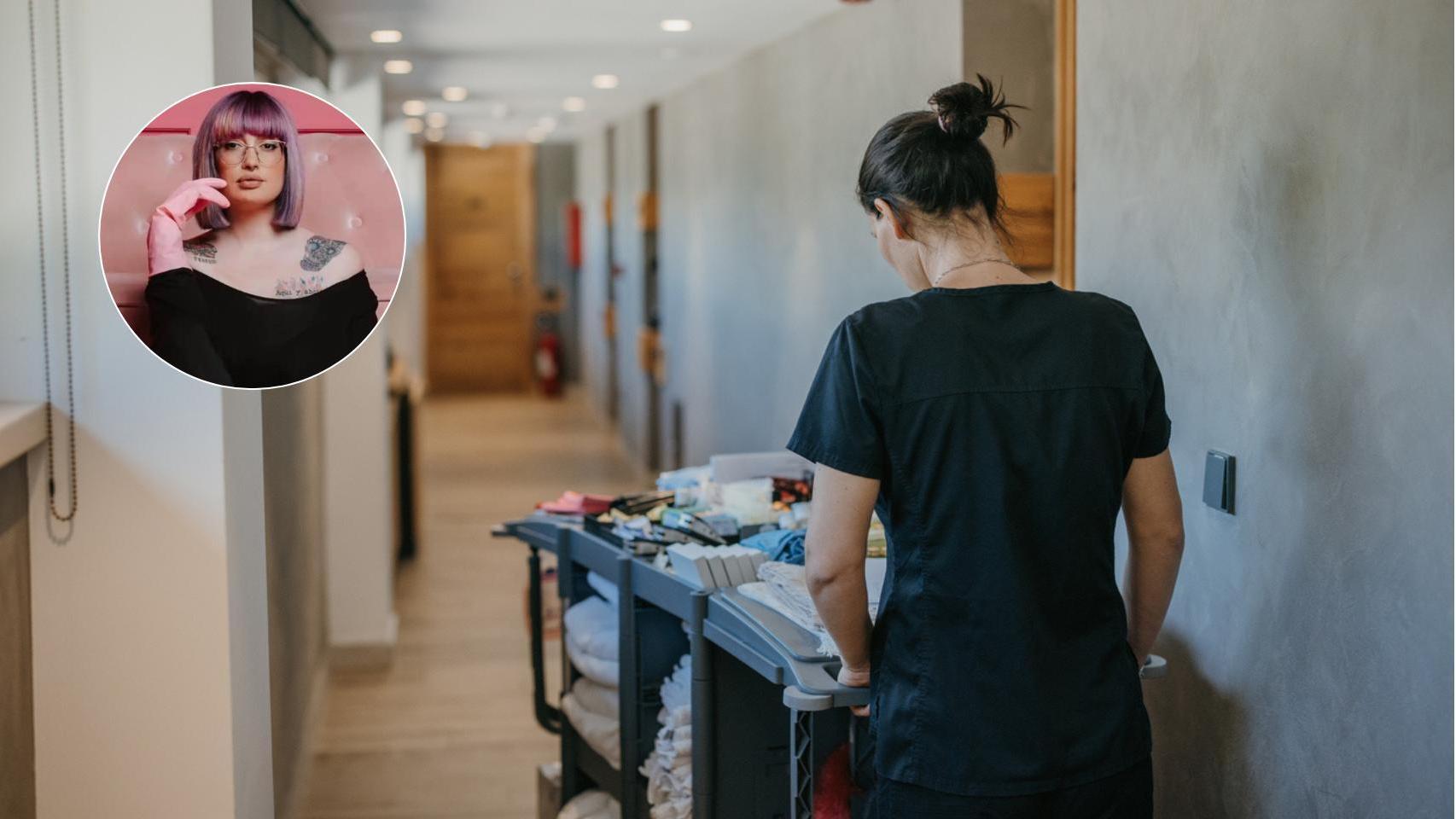 Cristina Simón, limpiadora, no se corta: "Me ofrecen 10 € la hora por limpiar su casa y piensan ...