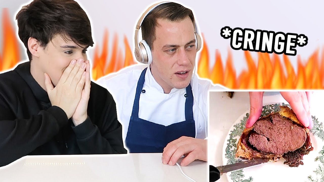 A professional chef reviews my amateur internet cooking videos online