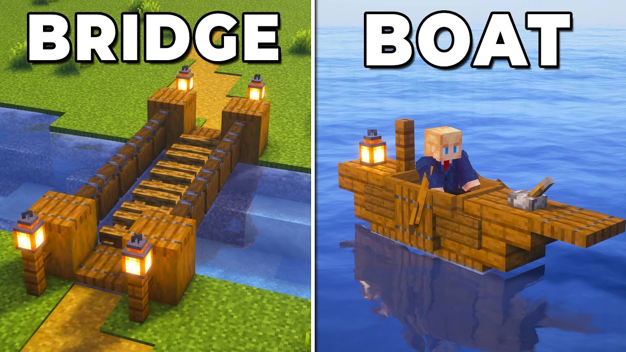 Minecraft Outdoor Build Hacks and Designs