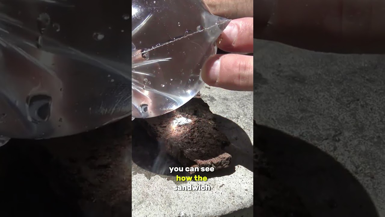 Starting a fire using only a plastic sandwich bag