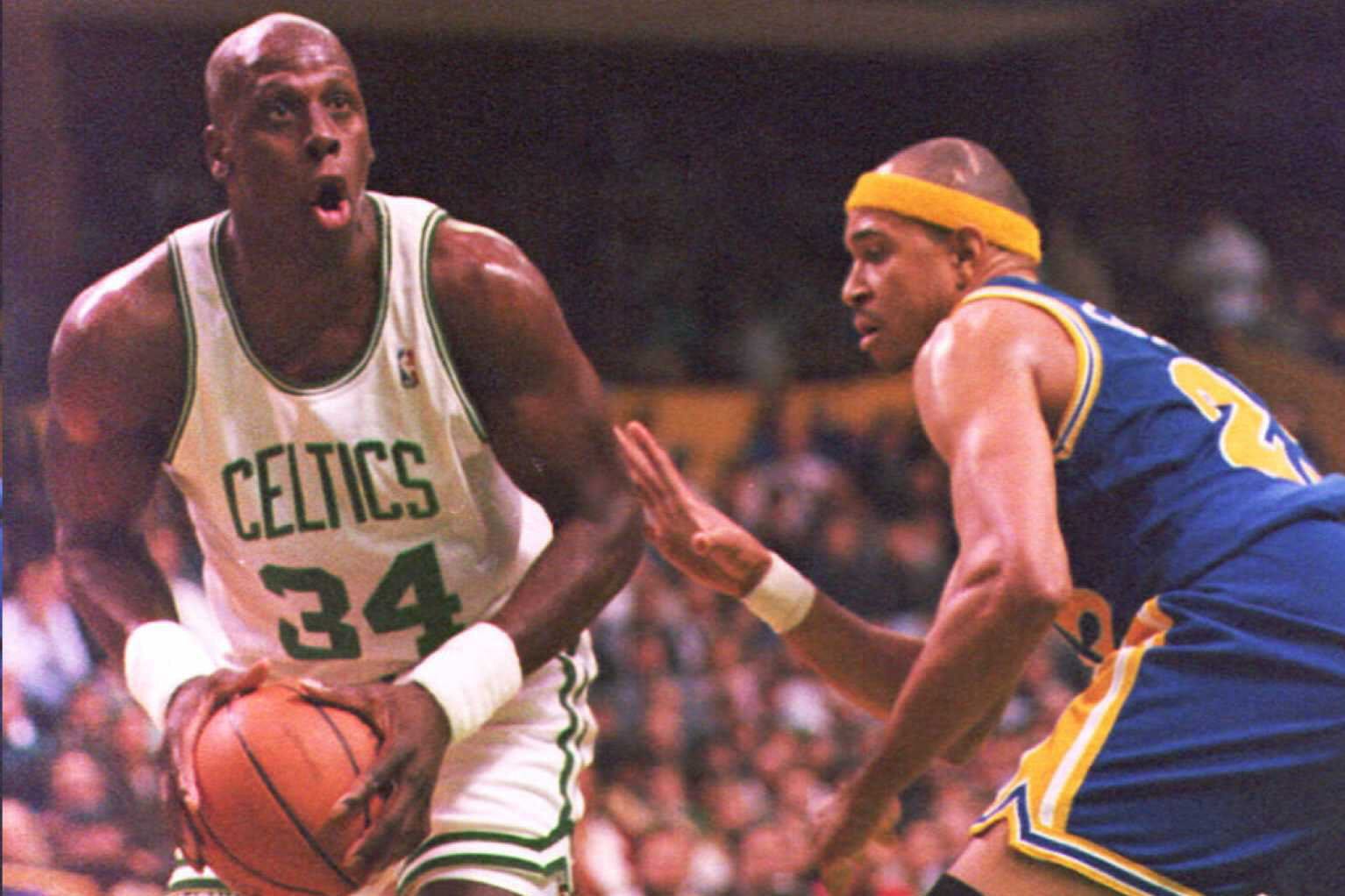 Boston Celtics jersey history No. 34 - Xavier McDaniel (1992-95)