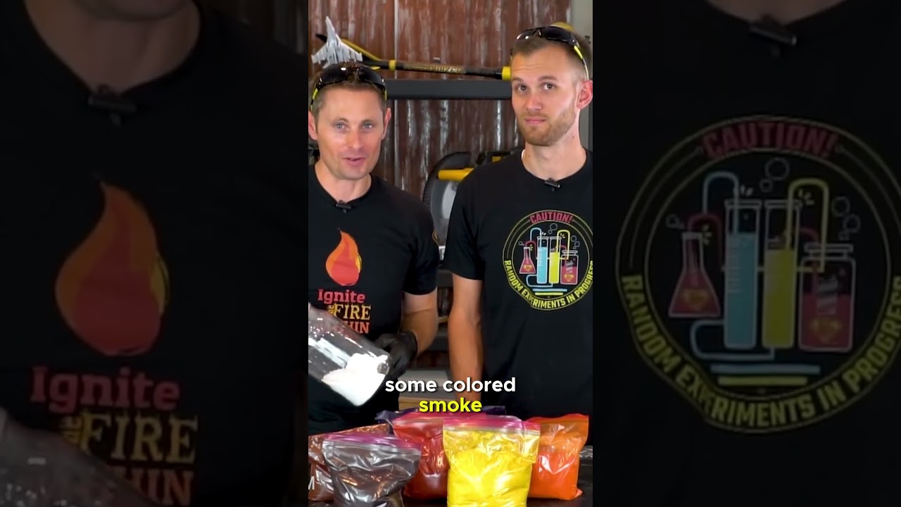 Creating colored smoke with this simple DIY demonstration method