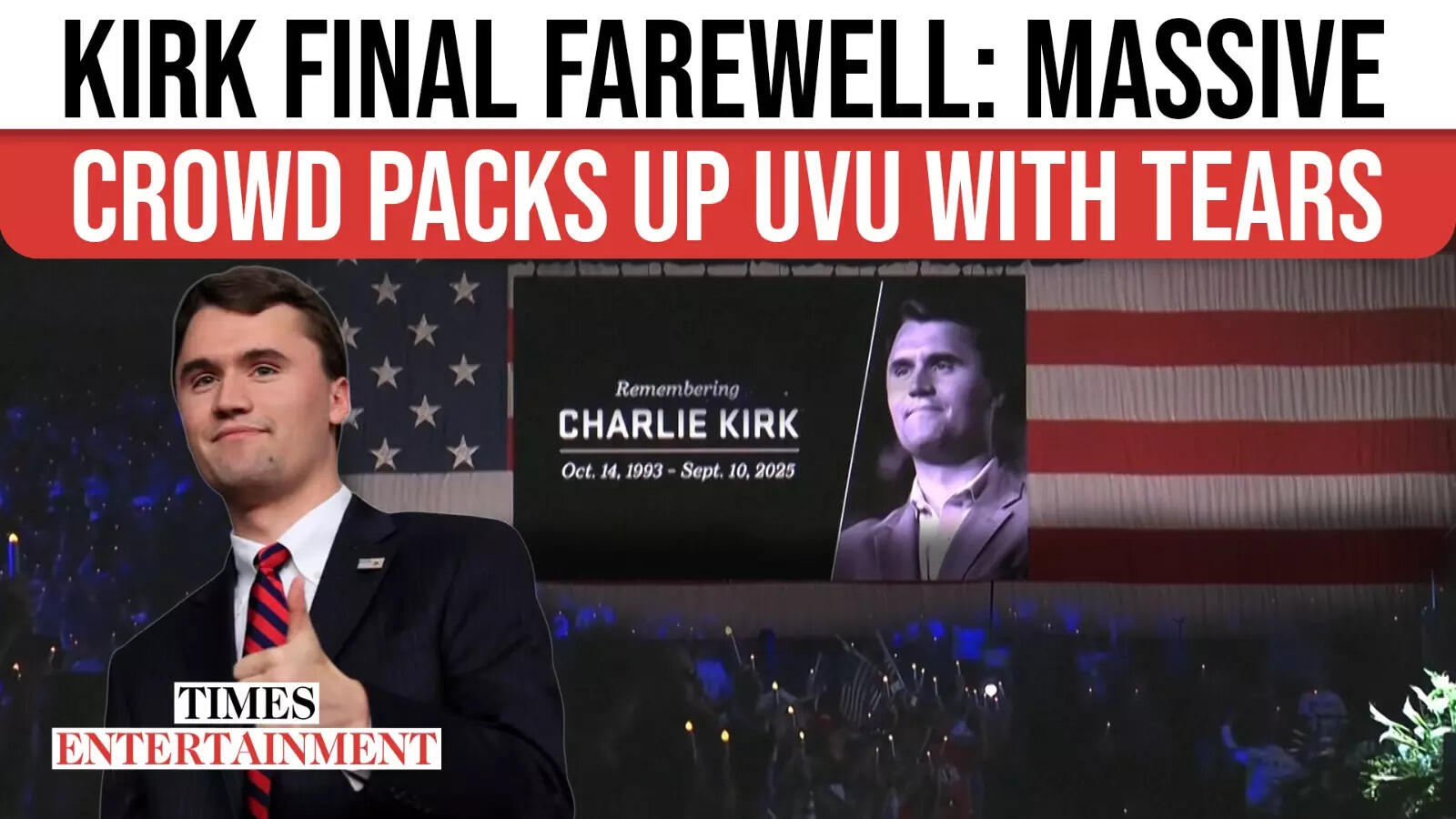 Kirk Final Farewell: UVU Gathers For Emotional Vigil Just Before MAGA ...