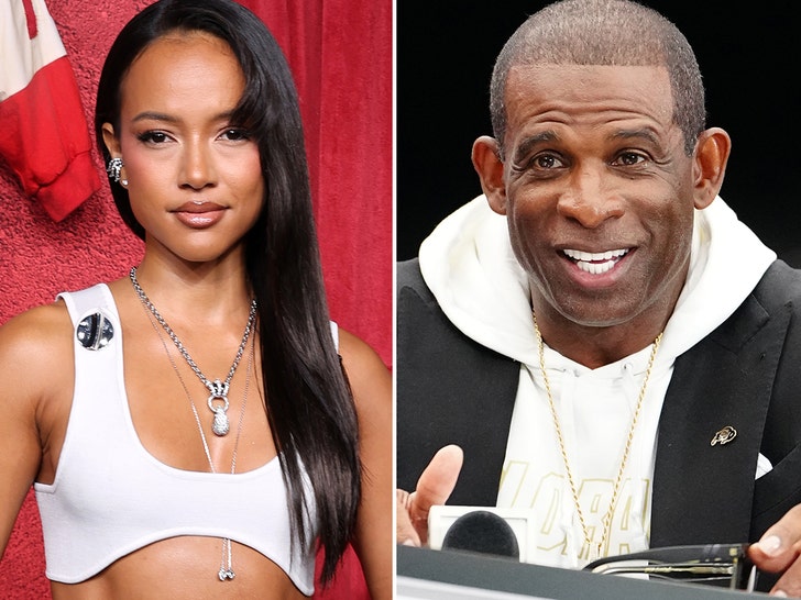 Deion Sanders cozies up with Karrueche Tran in first Instagram pic together