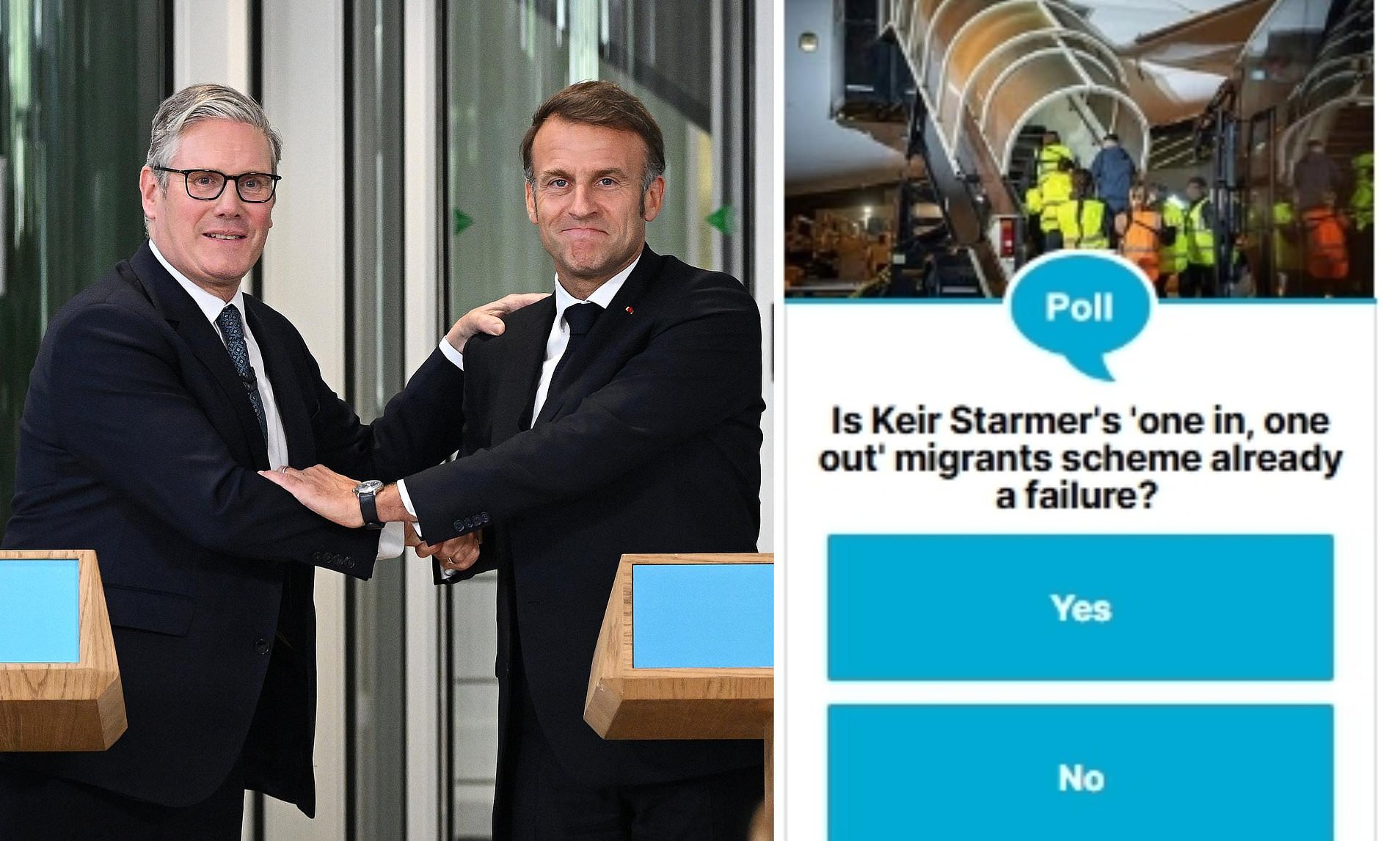 POLL OF THE DAY: Is Keir Starmer's 'one in, one out' migrants scheme ...