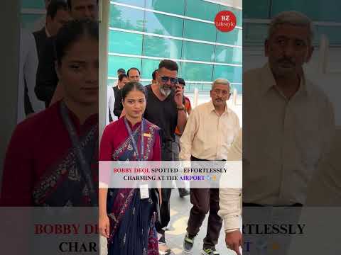 Bobby Deol spotted - effortlessly charming at the airport