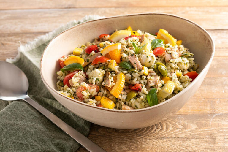 Rice Salad with Pesto and Citrus