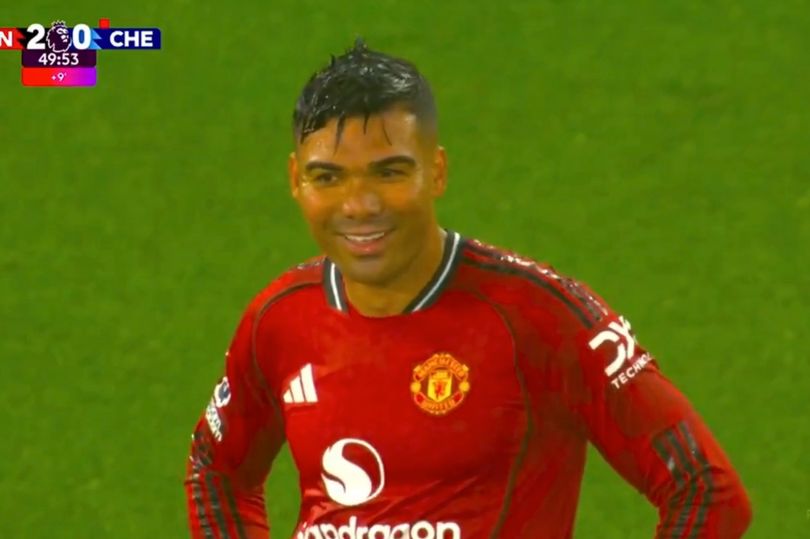 Man Utd's Casemiro sent off after second yellow card despite 'winning ...