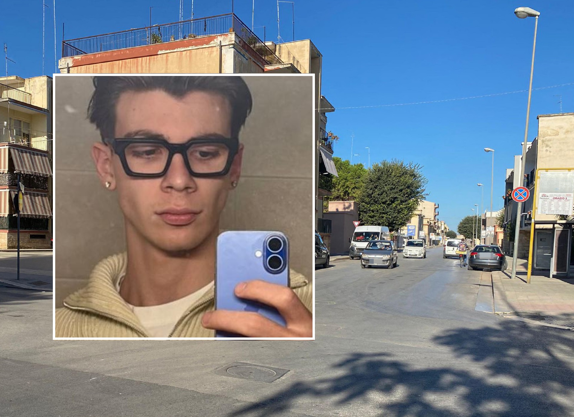 Scontro auto-scooter ad Andria, muore il rider 18enne Nicola Casucci