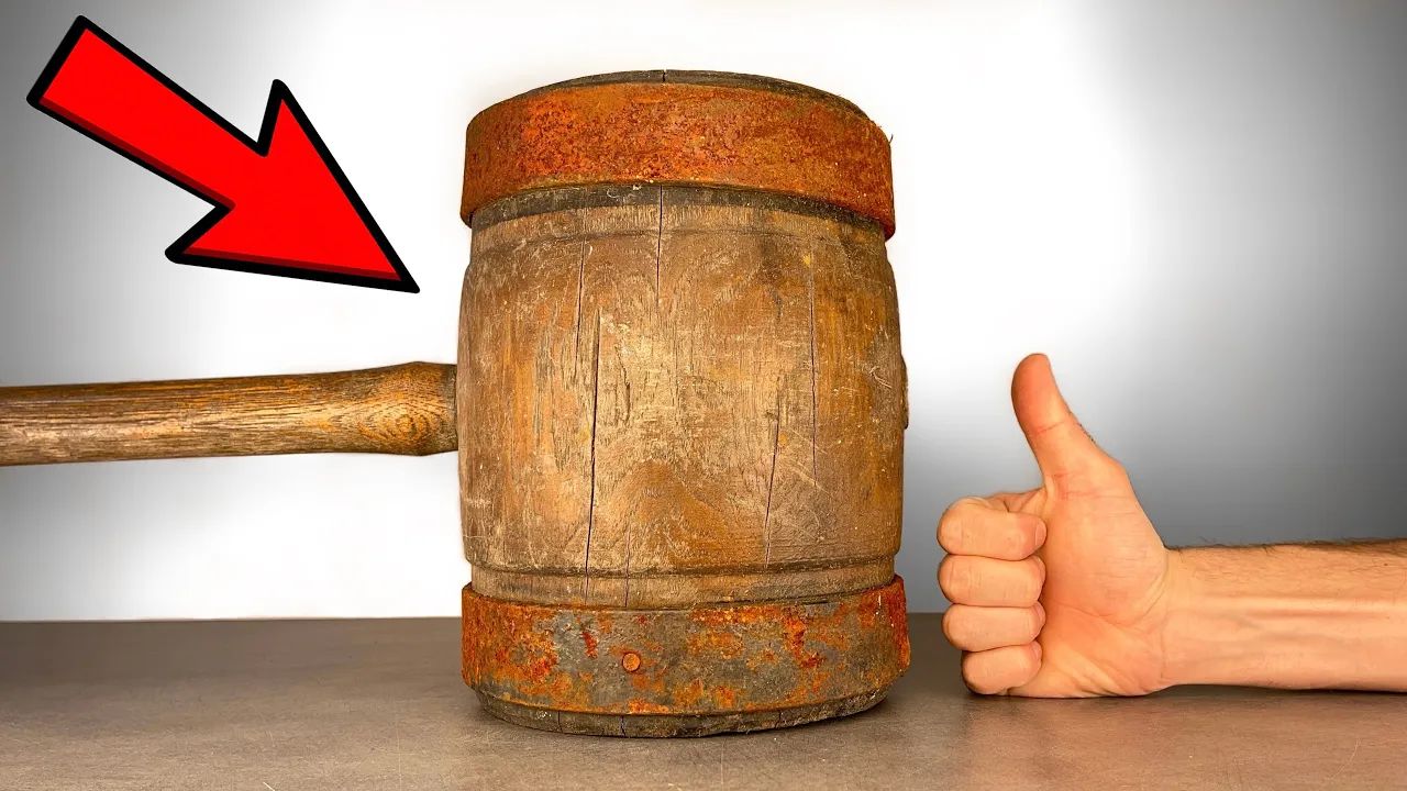 Watch me transform this gigantic hammer!