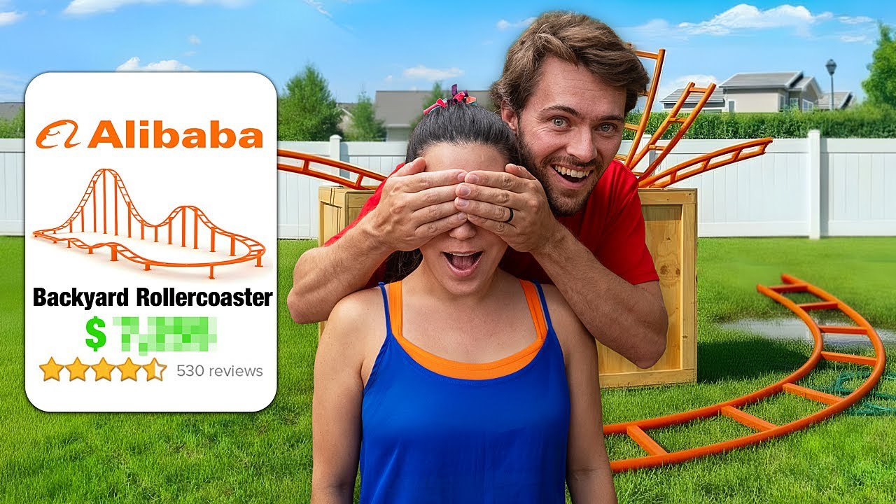 I bought a rollercoaster for my backyard! (My wife didn't know)