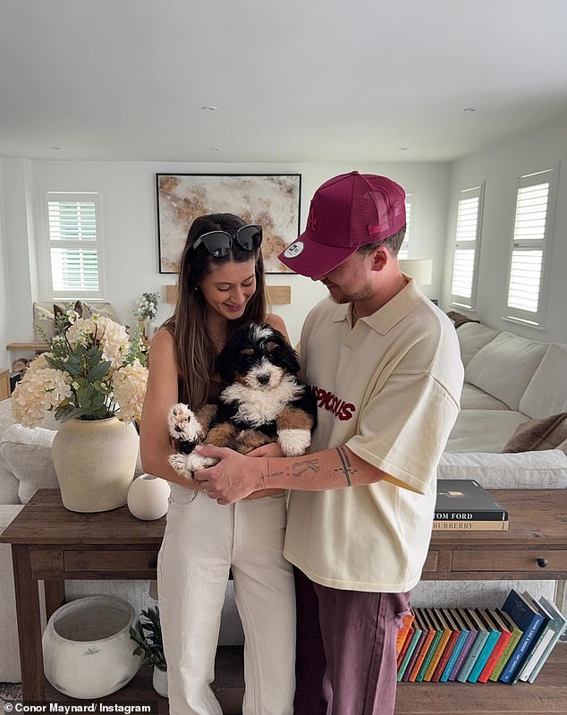 Conor Maynard engaged to girlfriend Kitty Bertrand after paternity test ...